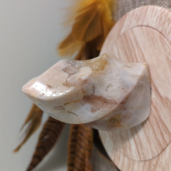 Accents | Druzy Flower Agate Flame | Poshmark